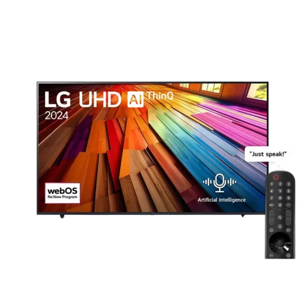 LG TV UHD 55 Inch UT73 4K Smart TV AI Magic remote HDR10 webOS24 ...